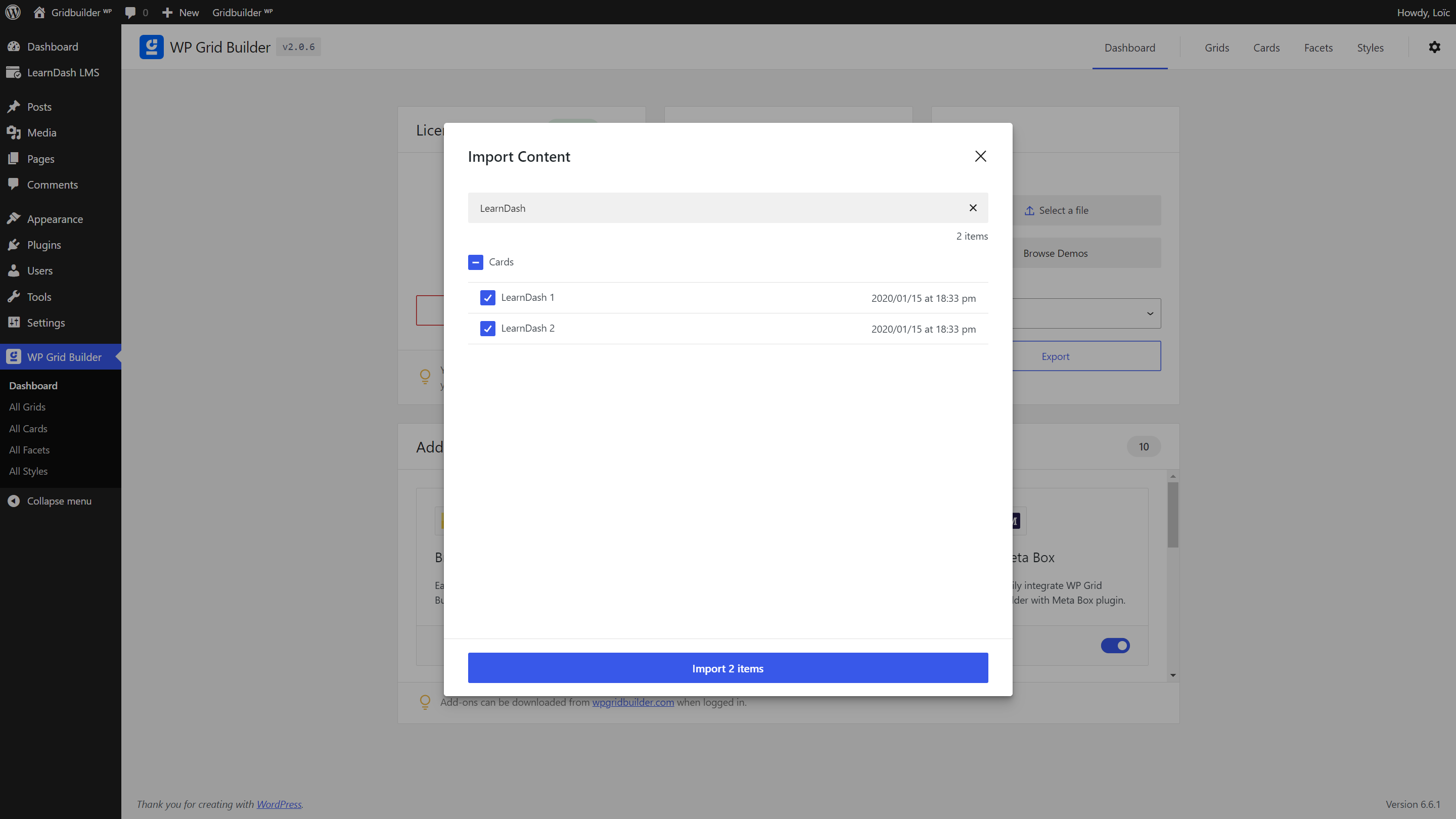 LearnDash - WP Grid Builder